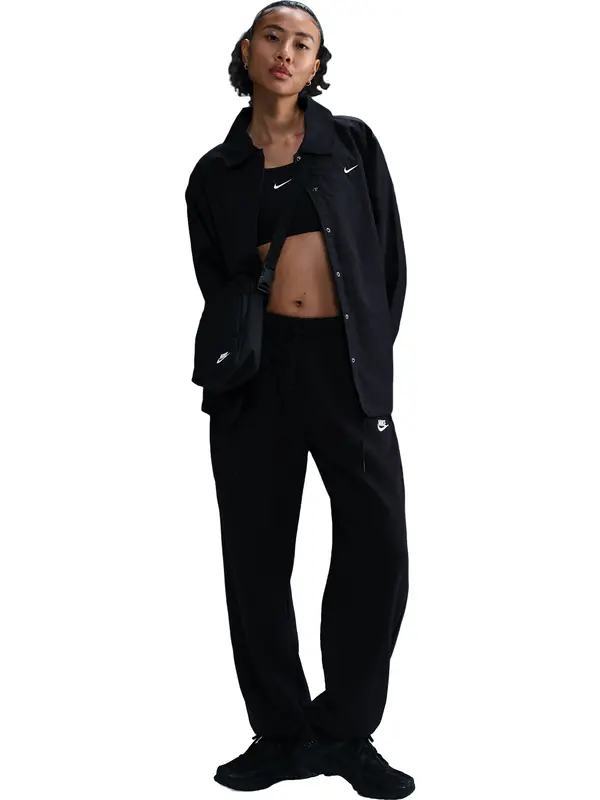 Nike Sportswear Club Fleece Mid-rise Oversized Sweatpants - Black