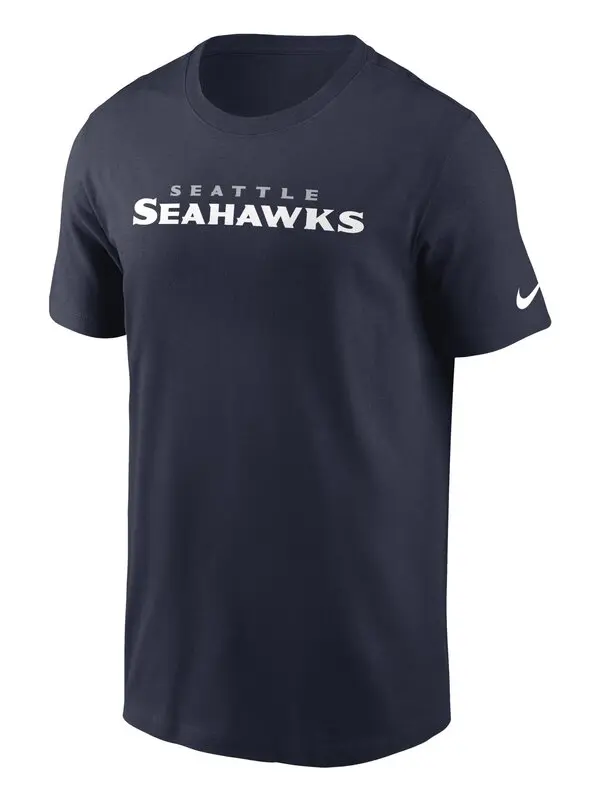 Nike Seattle Seahawks Primetime Wordmark Essential Nfl T-shirt - Blue