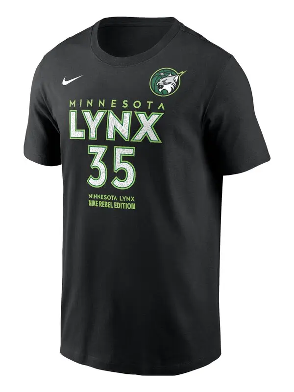 Nike Alissa Pili Minnesota Lynx Rebel Edition Wnba T-shirt - Black