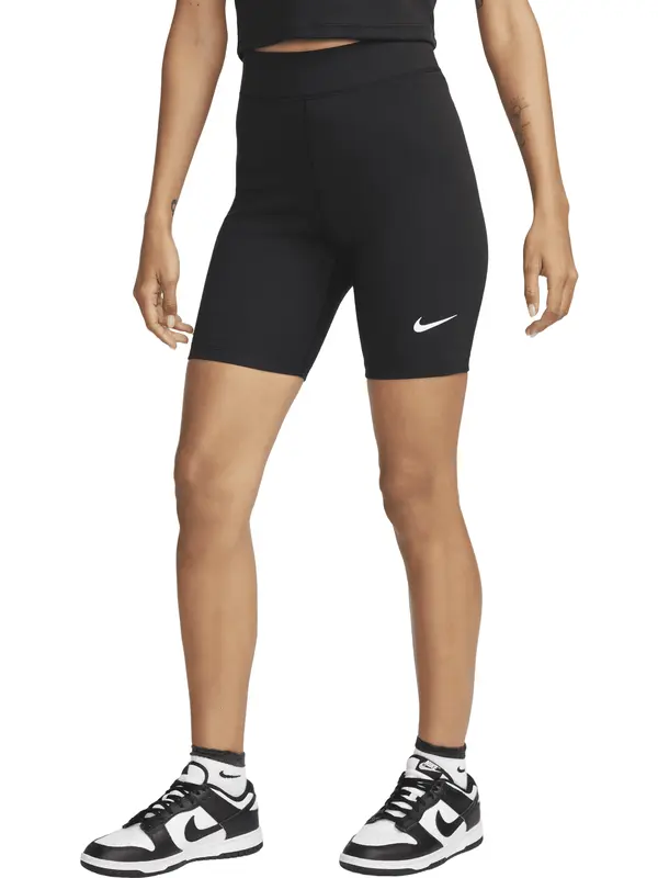 Nike Sportswear Classic High-waisted 8" Biker Shorts - Black