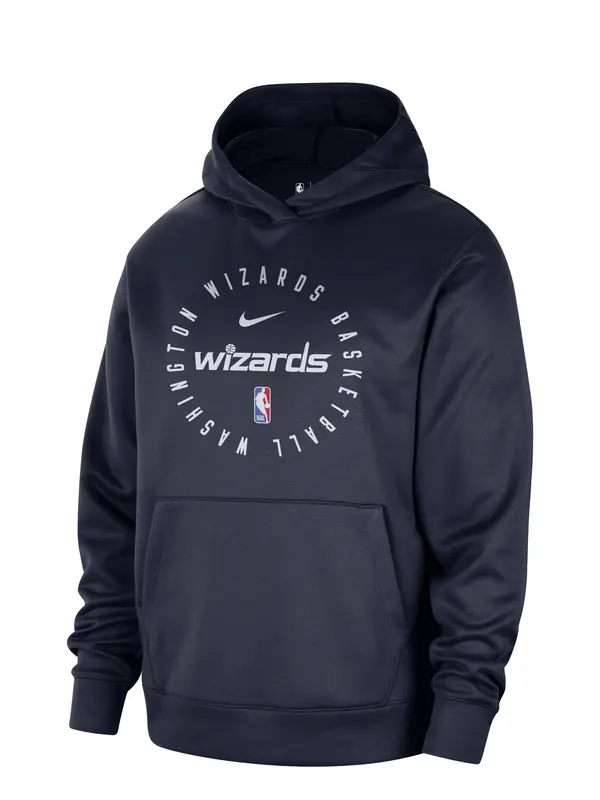 Nike Washington Wizards Spotlight Dri-fit Nba Pullover Hoodie - Blue