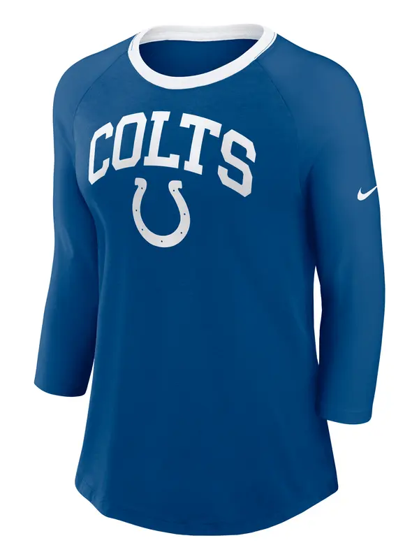 Nike Indianapolis Colts Nfl 3/4-sleeve T-shirt - Blue