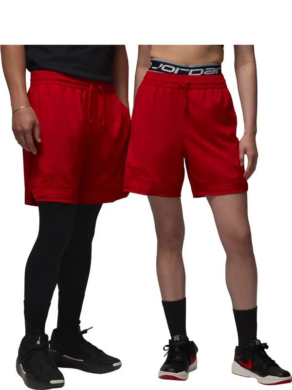 JORDAN Sport Dri-fit Woven Diamond Shorts - Red