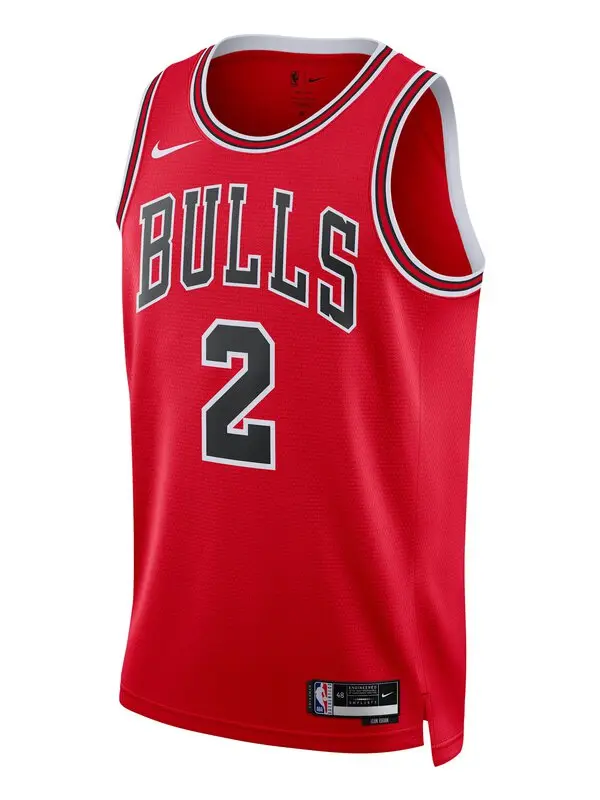 Nike Chicago Bulls Icon Edition 2022/23 Dri-fit Nba Swingman Jersey - Red
