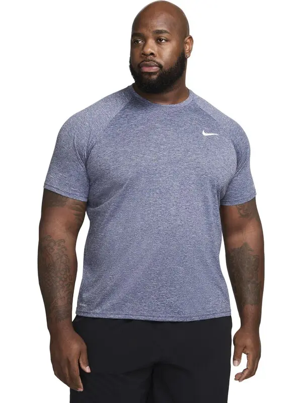 Nike Hydroguard Essential Dri-fit Uv Short Sleeve Top - Blue