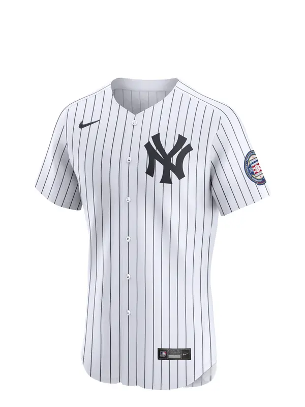 Nike Derek Jeter New York Yankees Dri-fit Adv Mlb Elite Jersey - White