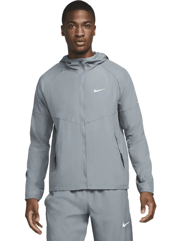 Nike Miler Repel Running Jacket - Grey