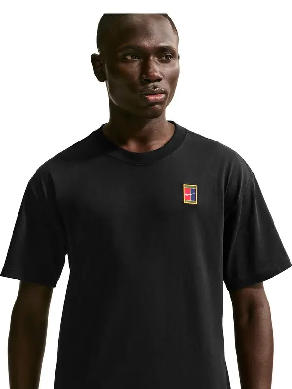 Nike Court Max90 Tennis T-shirt - Black