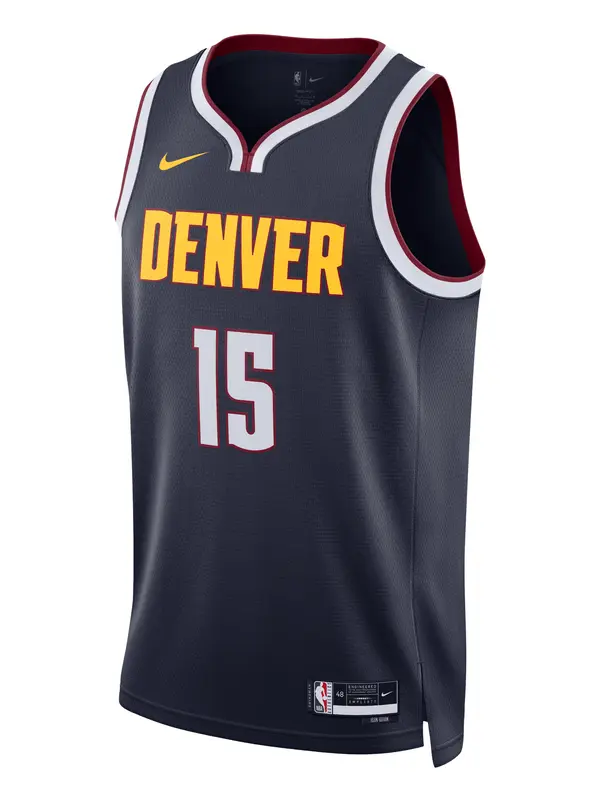 Nike Denver Nuggets Icon Edition Dri-fit Nba Swingman Jersey - Blue