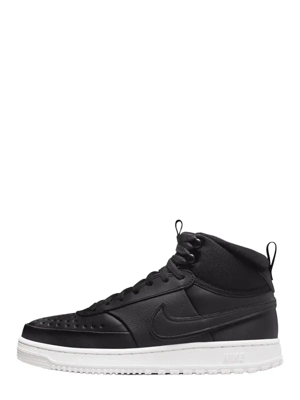Nike Court Vision Mid Winterized Sneakers - Black