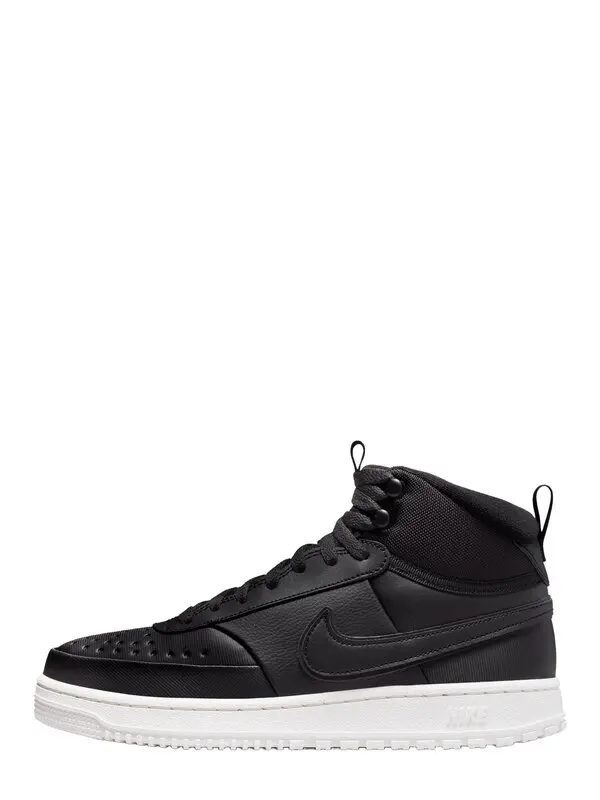 Nike Court Vision Mid Winterized Sneakers - Black