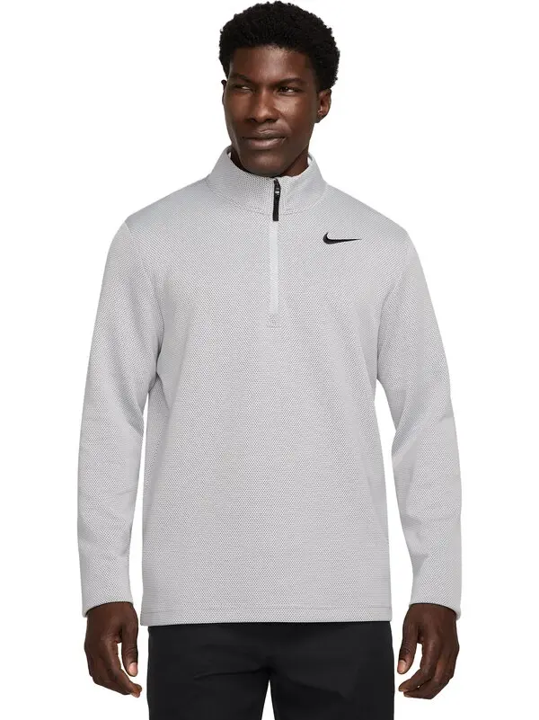 Nike Victory Dri-fit Golf Half-zip Top - Grey