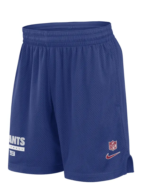 Nike New York Giants Sideline Dri-fit Nfl Shorts - Blue