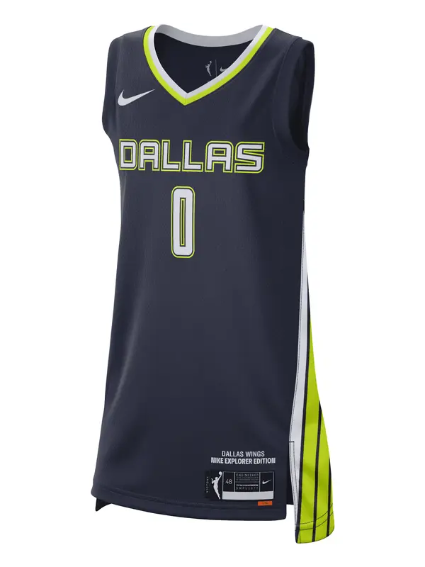 Nike Dallas Wings Explorer Edition Dri-fit Wnba Victory Jersey - Blue