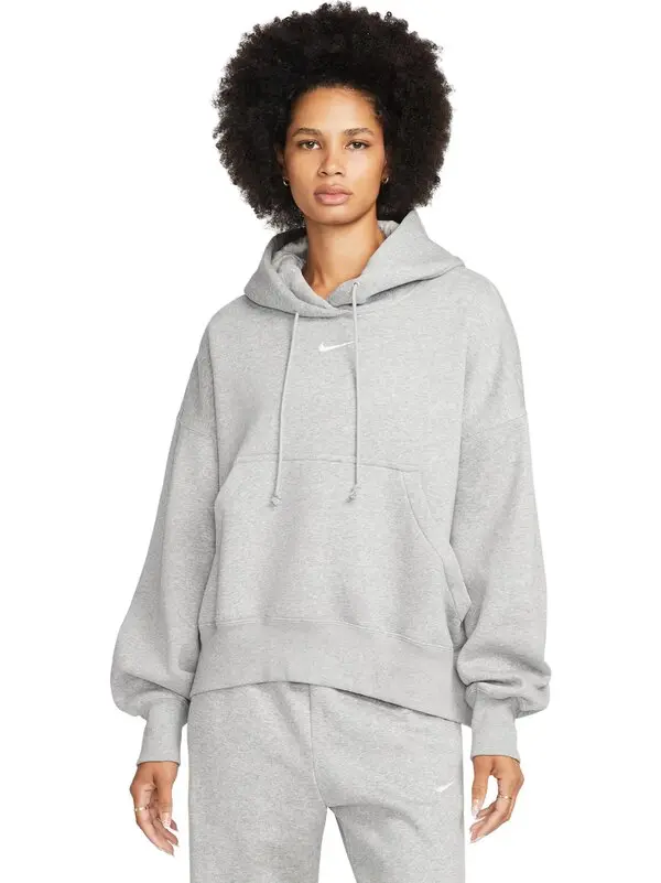 Nike Sportswear Phoenix Fleece Over-oversized Pullover Hoodie - Grey