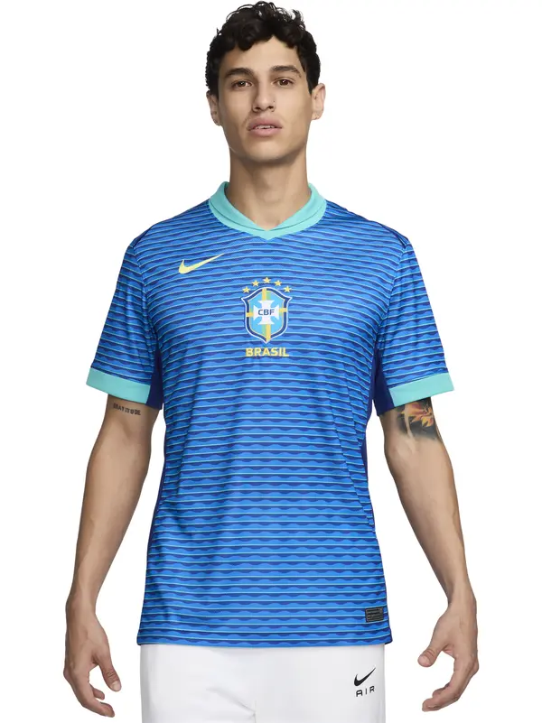 Nike Brazil 2024 Stadium Away Dri-fit Soccer Replica Jersey - Blue