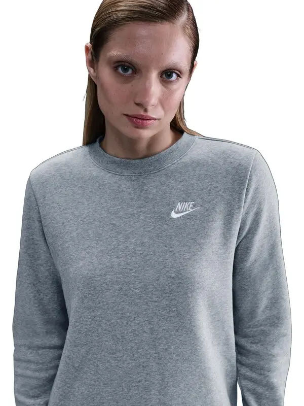 Nike Sportswear Club Fleece Crew-neck Sweatshirt - Grey