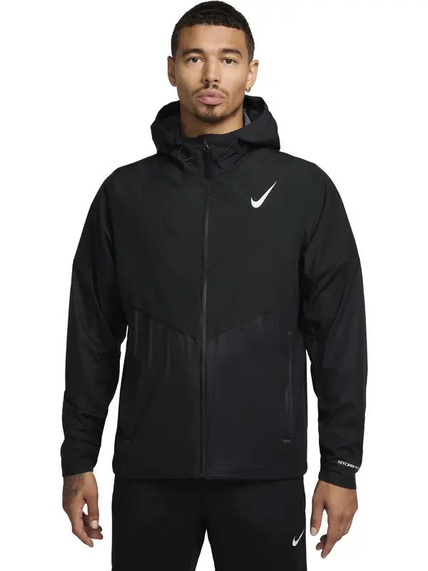 Nike Aeroswift Storm-fit Aerogami Running Jacket - Black