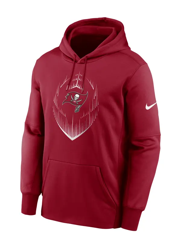 Nike Tampa Bay Buccaneers Icon Therma Nfl Pullover Hoodie - Red