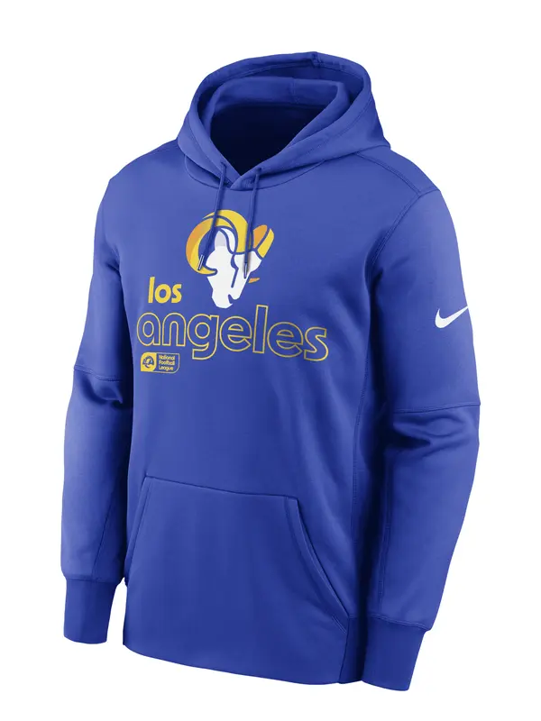 Nike Los Angeles Rams Therma Nfl Pullover Hoodie - Blue