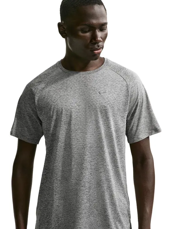 Nike Stride Dri-fit Adv Short-sleeve Running Top - Grey