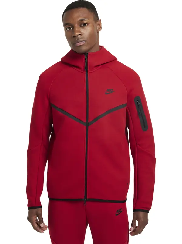 Nike Tech Fleece Windrunner Full-zip Jacket - Red