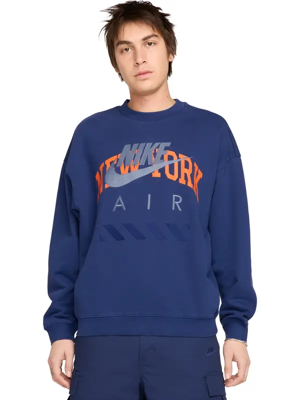 Nike Air Nyc Fleece Crew - Blue