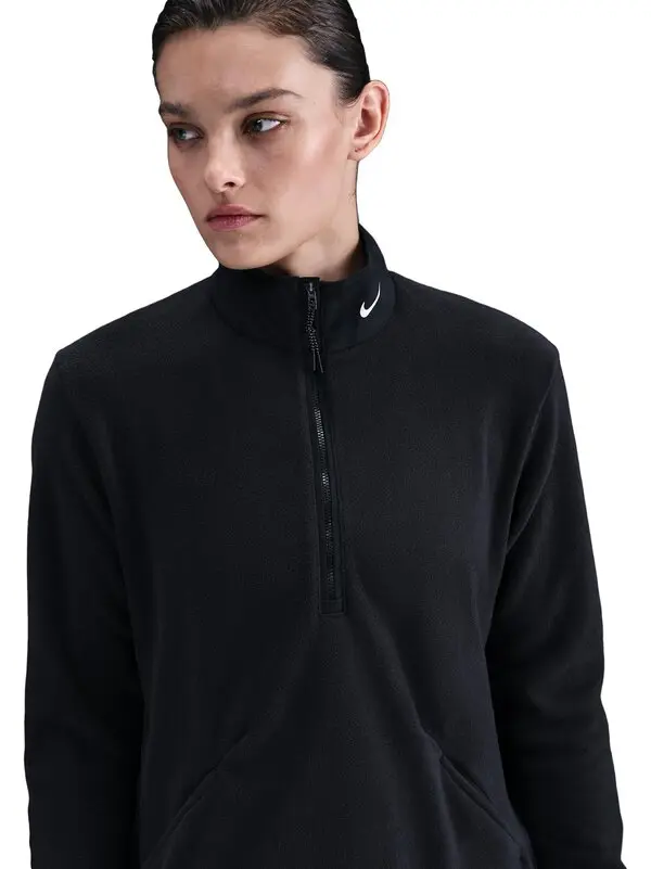 Nike Therma-fit Victory Long-sleeve 1/2-zip Golf Top - Black