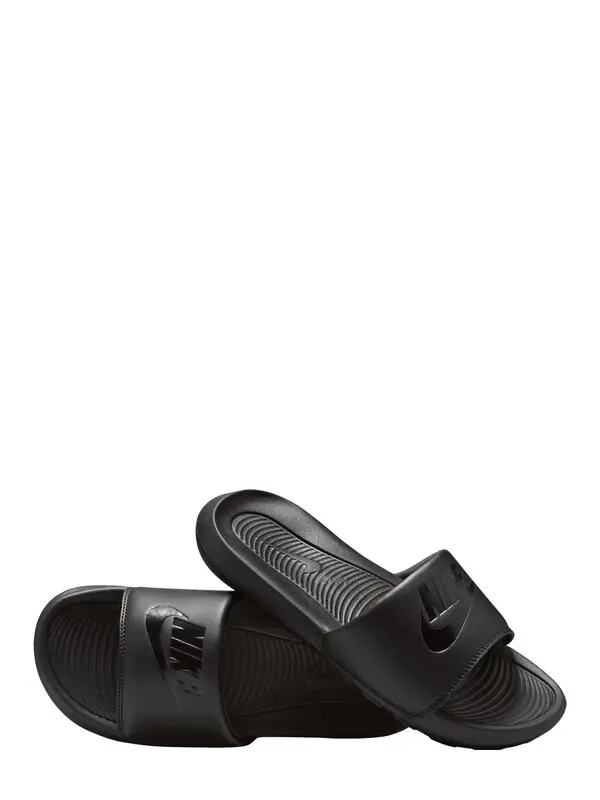 Nike Victori One Slides - Black
