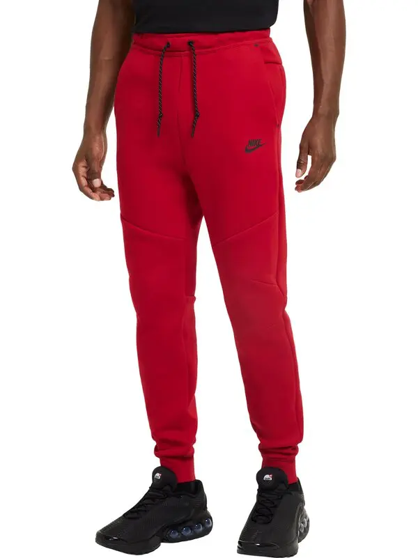 Nike Tech Fleece Jogger Pants - Red