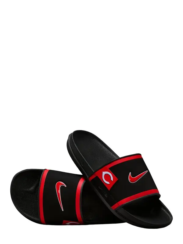 Nike Offcourt Cincinnati Reds Slides - Black