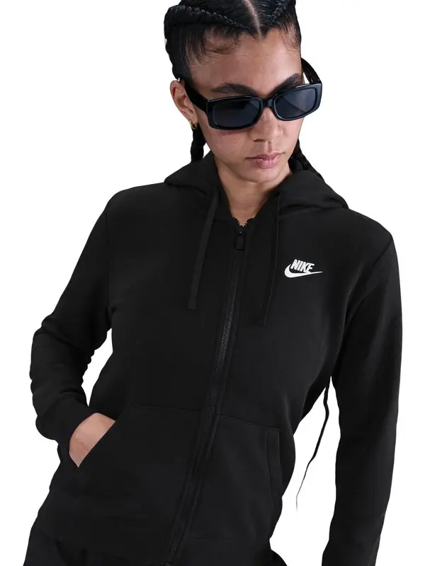 Nike Sportswear Club Fleece Full-zip Hoodie - Black