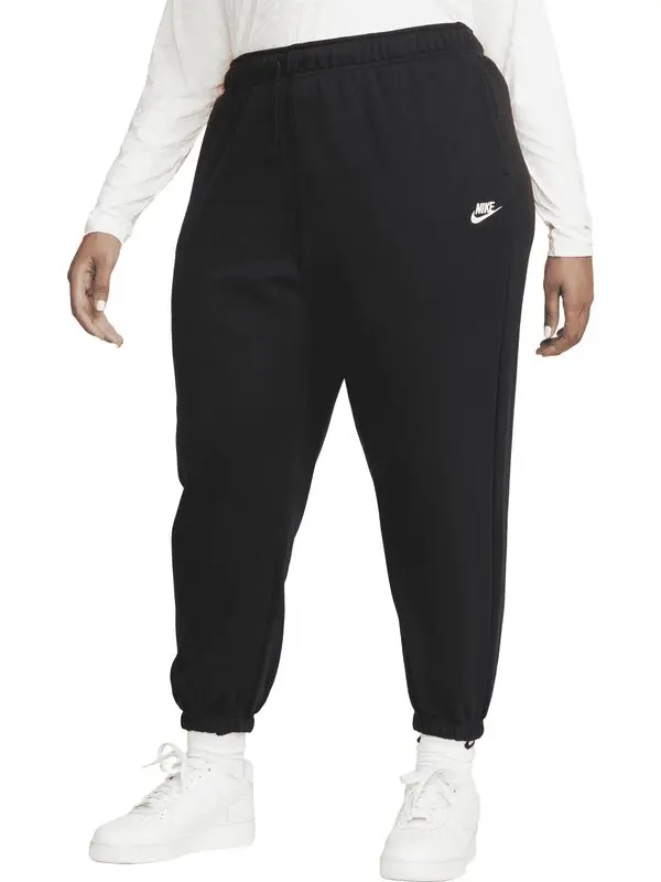 Nike Sportswear Club Fleece Mid-rise Oversized Sweatpants - Black