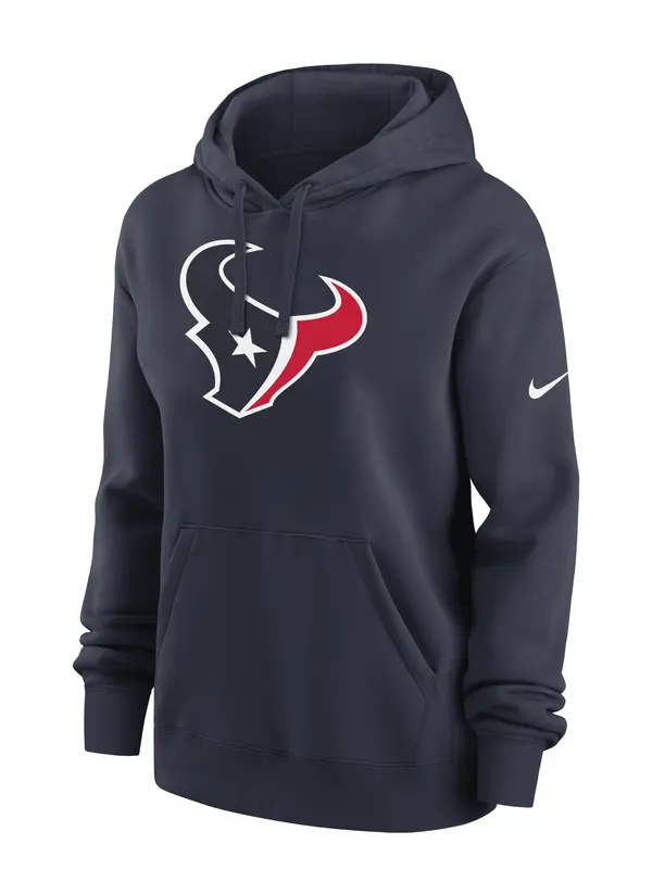 Nike Houston Texans Club Nfl Pullover Hoodie - Blue