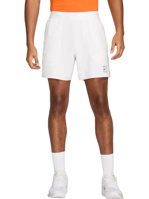 Nike Court Advantage Dri-fit 6" Tennis Shorts - White