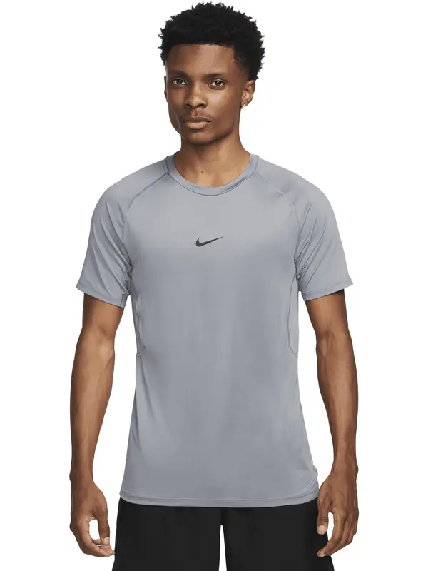 Nike Pro Dri-fit Slim Short-sleeve Top - Grey