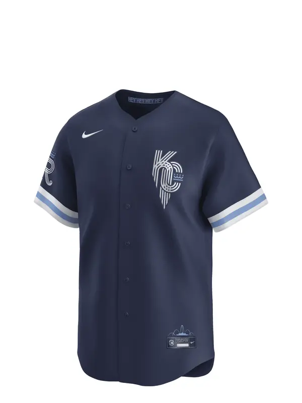 Nike Kansas City Royals City Connect Dri-fit Adv Mlb Limited Jersey - Blue