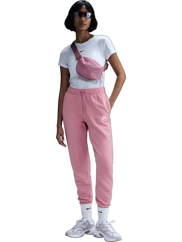 Nike Sportswear Club Fleece Mid-rise Jogger Pants - Pink