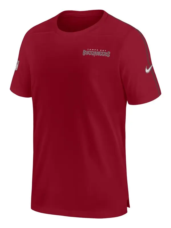 Nike Tampa Bay Buccaneers Sideline Coach Dri-fit Nfl Top - Red