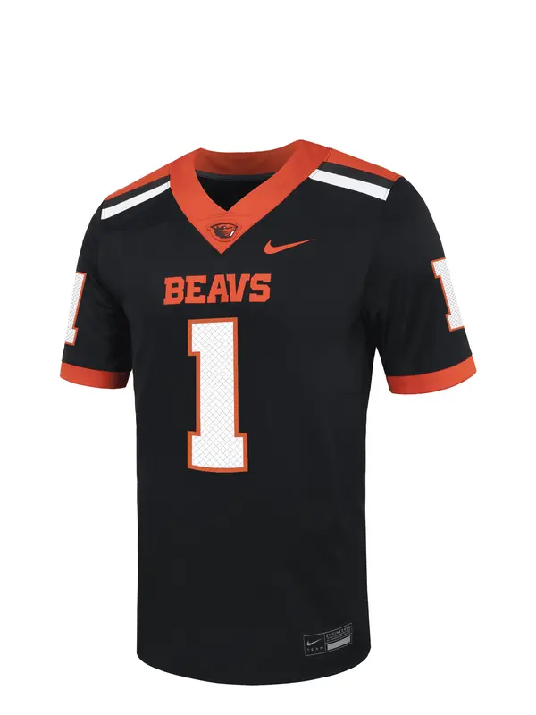 Nike Oregon State College Football Replica Jersey - Black