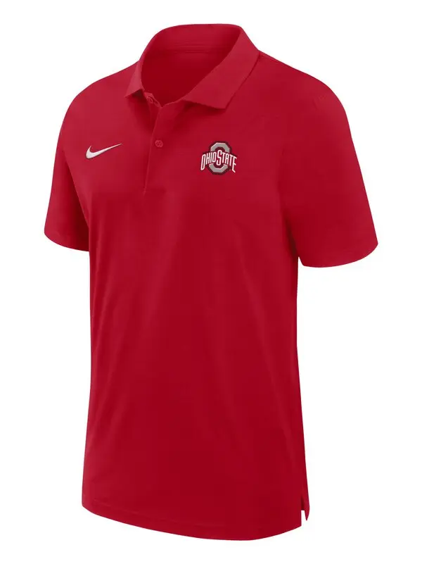 Nike Ohio State Buckeyes Sideline Dri-fit College Polo - Red