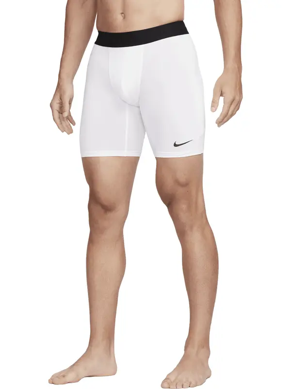 Nike Pro Dri-fit Fitness Long Shorts - White