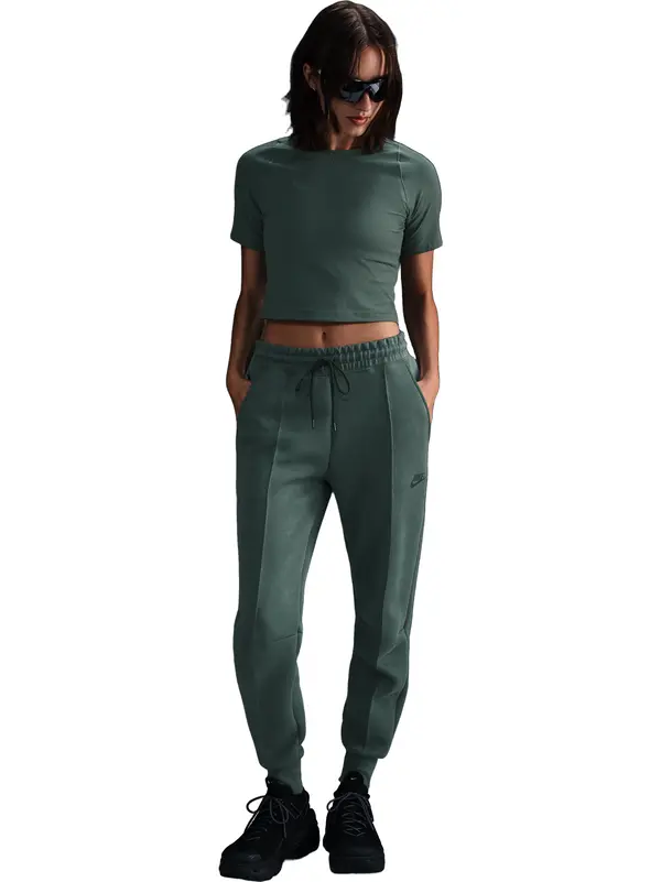 Nike Sportswear Tech Fleece Mid-rise Jogger Pants - Green