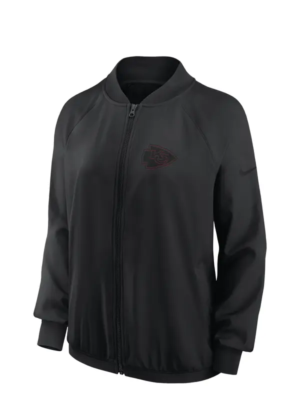 Nike Kansas City Chiefs Dri-fit Nfl Full-zip Jacket - Black