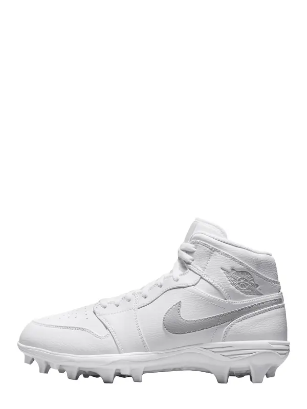 JORDAN 1 Mid Td Football Cleat - White