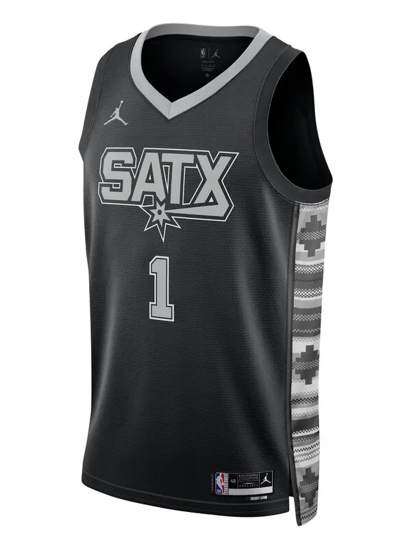 JORDAN San Antonio Spurs Statement Edition Dri-fit Nba Swingman Jersey - Black