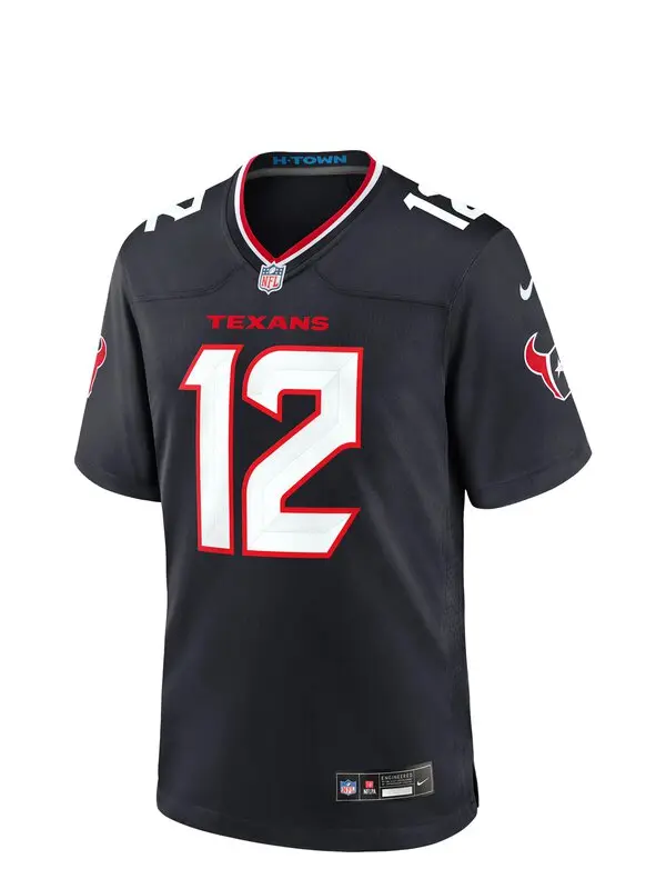 Nike Houston Texans Nfl Game Football Jersey - Blue
