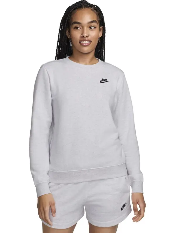 Nike Sportswear Club Fleece Crew-neck Sweatshirt - Brown