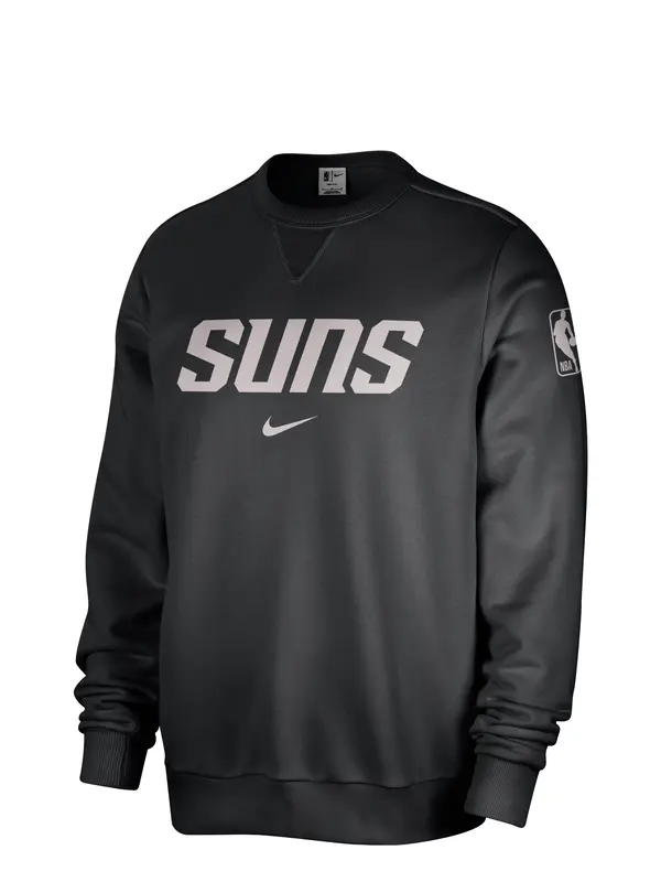 Nike Phoenix Suns Standard Issue Dri-fit Nba Crew-neck Sweatshirt - Black