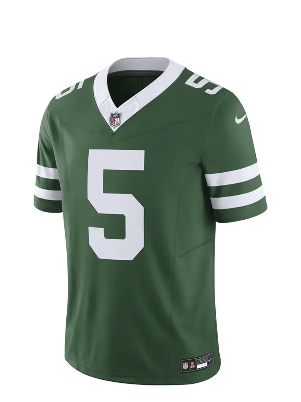 Nike Garrett Wilson New York Jets Dri-fit Nfl Limited Football Jersey - Green